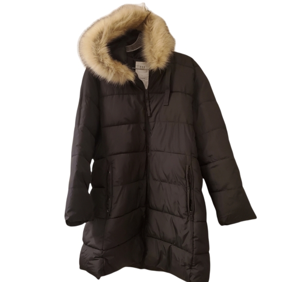 GAP Factory | Jackets & Coats | Gap Cold Control Puffer Coat With Faux ...